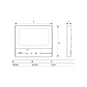 Videofoon kit BTicino Linea 3000 + Classe 300 | Intercom Parlofoon ...