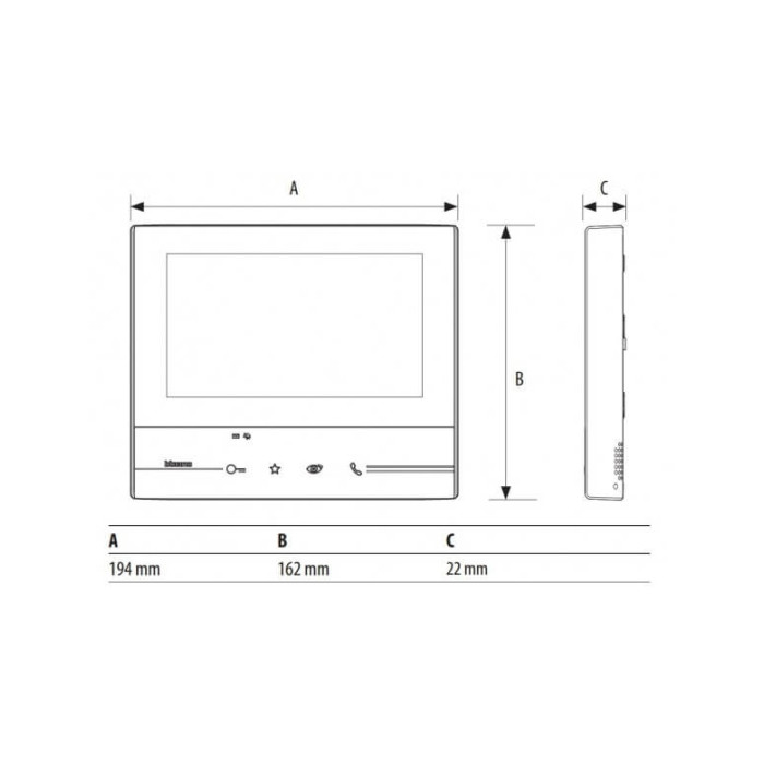 Videofoon kit BTicino Linea 3000 + Classe 300