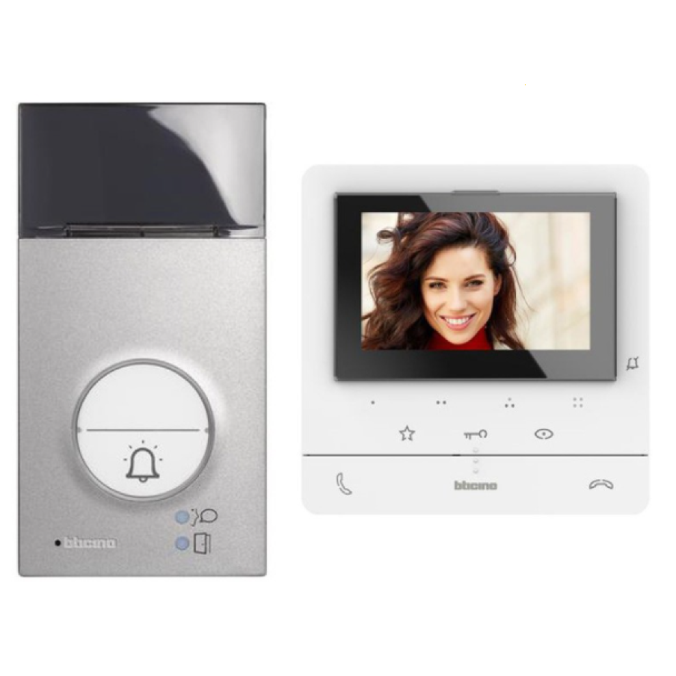 Videofoon kit BTicino Linea 3000 + Classe 100 | Intercom Parlofoon ...